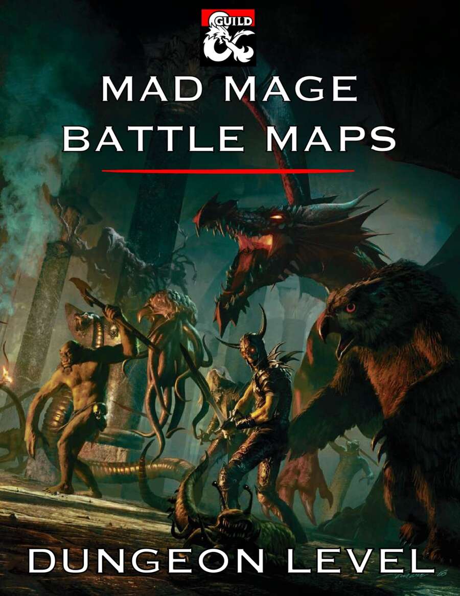 Mad Mage Battle Maps - Dungeon Level - Dungeon Masters Guild | DriveThruRPG