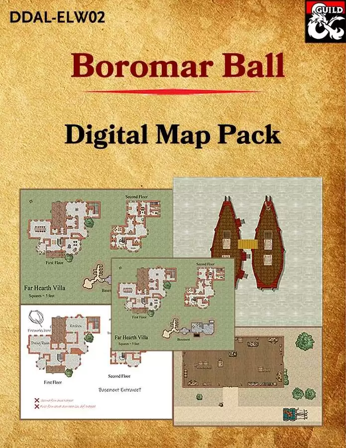 DDAL-ELW02 Boromar Ball - Digital Map Pack - Dungeon Masters Guild | DriveThruRPG