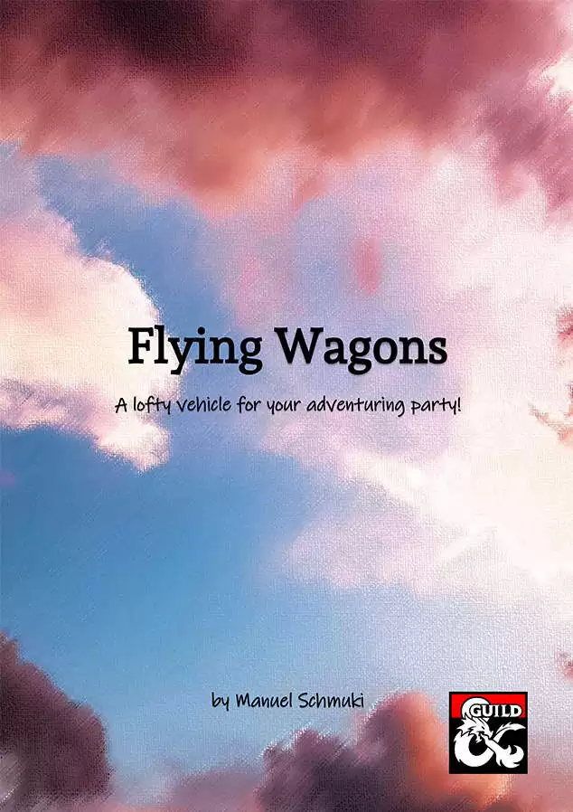 Flying Wagon Sheet & Upgrades - Dungeon Masters Guild | DriveThruRPG