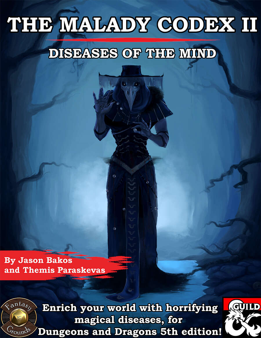 The Malady Codex II: Diseases of the Mind (Fantasy Grounds) - Dungeon ...