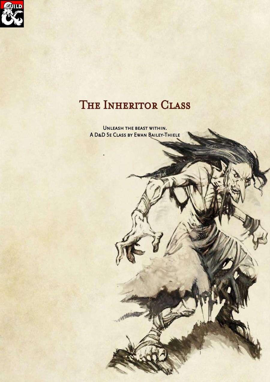 The Inheritor Class - Dungeon Masters Guild | DriveThruRPG