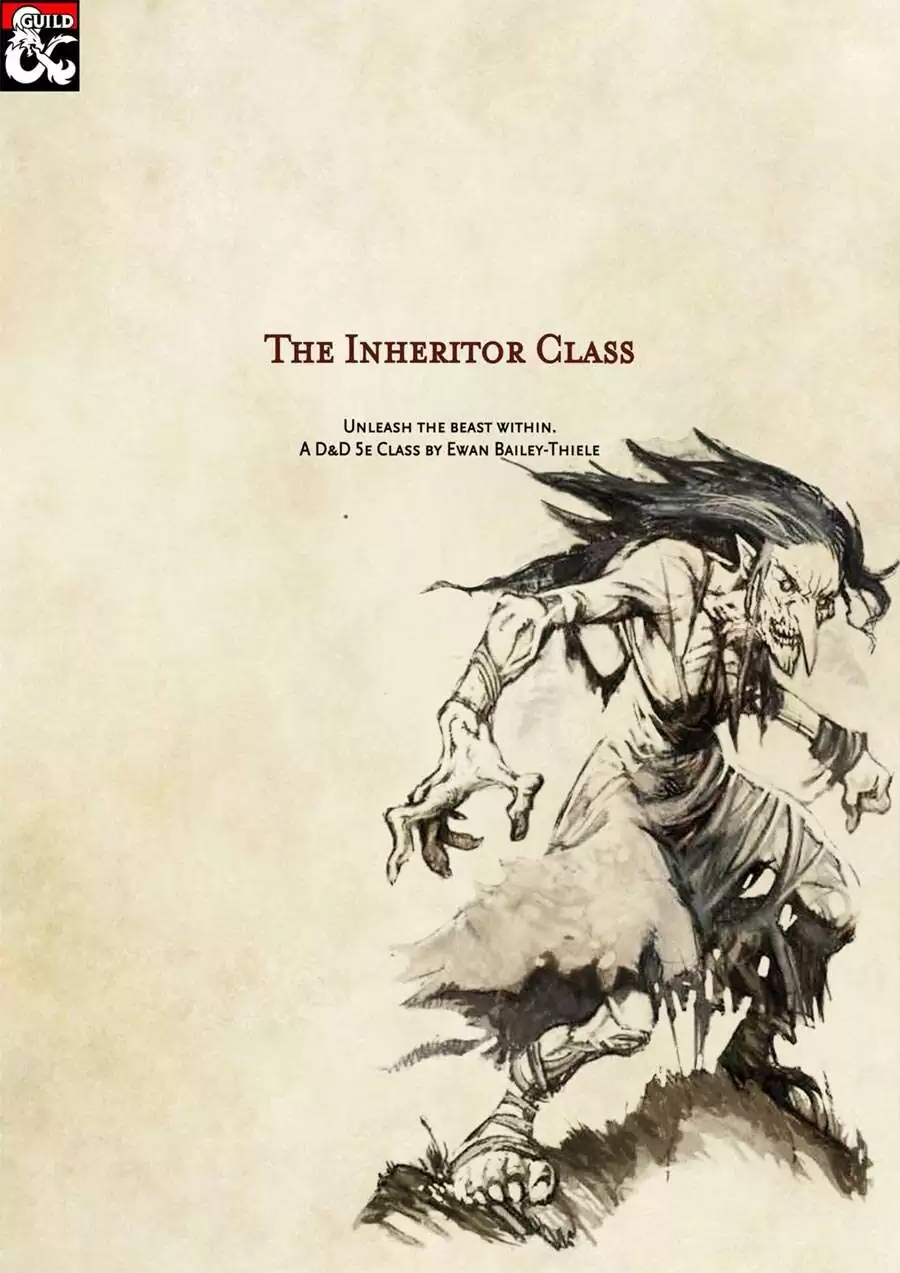 The Inheritor Class - Dungeon Masters Guild | DriveThruRPG