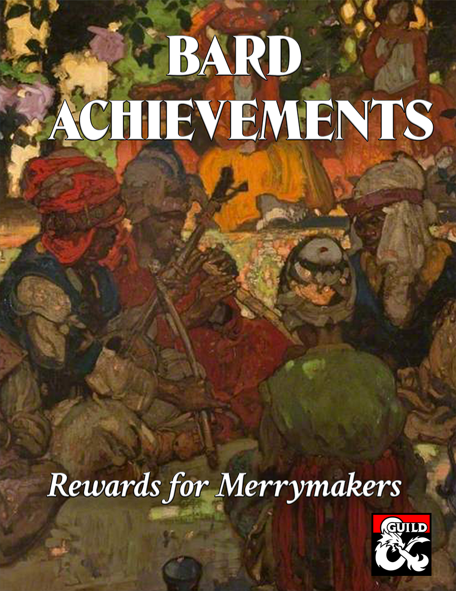 Bard Achievements - Role-playing Rewards for Bards - Dungeon Masters ...