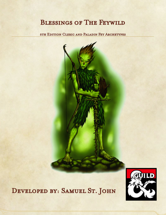 Blessings of the Feywild - 5e Cleric and Paladin archetypes - Dungeon ...