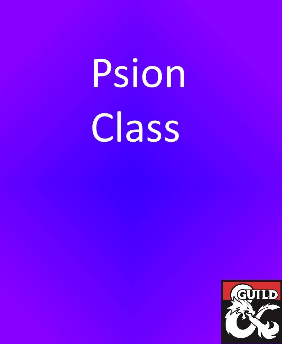 Psion Class - Dungeon Masters Guild | DriveThruRPG
