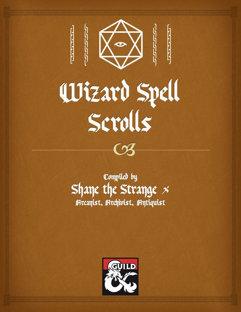 Wizard Spell Scrolls (Handouts) - Dungeon Masters Guild | DriveThruRPG