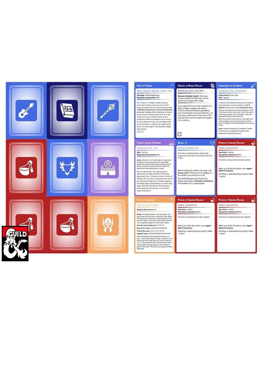 Curse Of Strahd Magic Item Handouts - Dungeon Masters Guild | DriveThruRPG