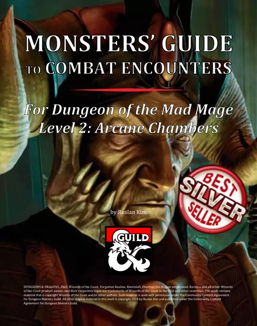 Monsters' Guide to Combat Encounters for Waterdeep: Dungeon of the Mad ...