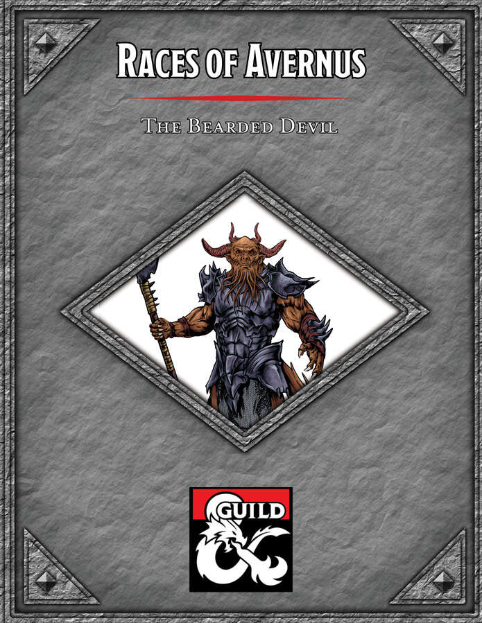 Races of Avernus: The Bearded Devil - Dungeon Masters Guild | DriveThruRPG