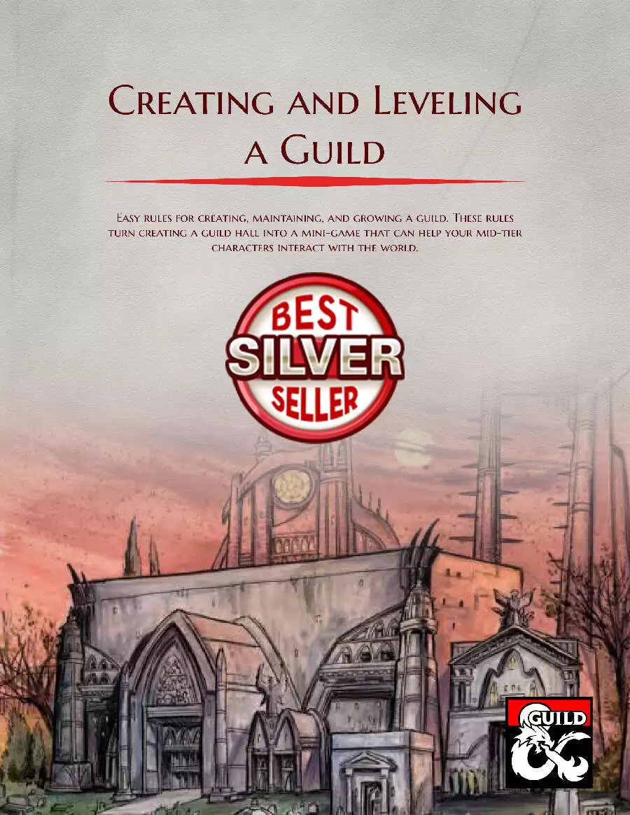 Creating and Leveling a Guild - Dungeon Masters Guild | DriveThruRPG