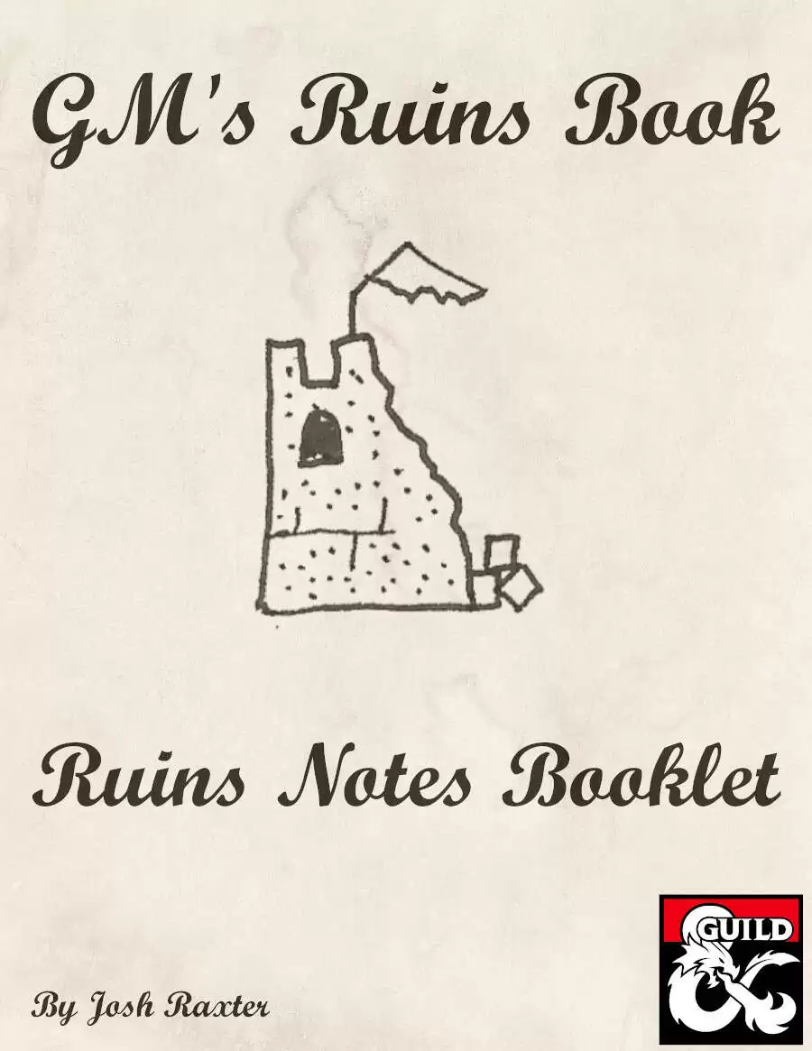 DM Ruins Book With form fillable - Dungeon Masters Guild | DriveThruRPG