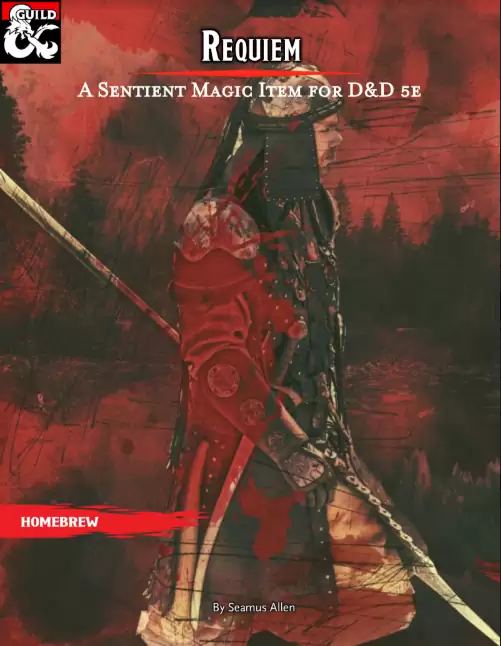 Requiem: A Sentient Magic Item for 5e - Dungeon Masters Guild ...