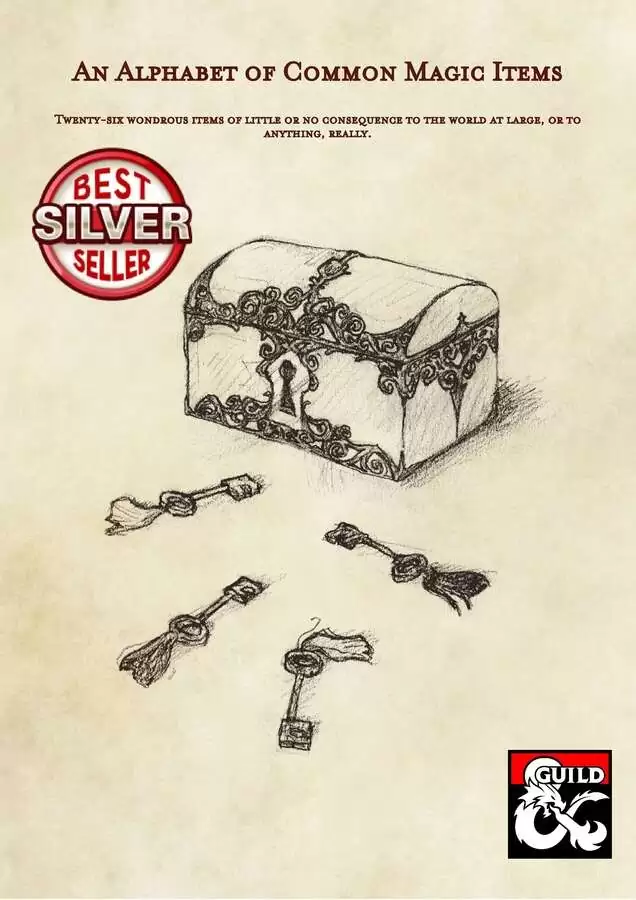 An Alphabet of Common Magic Items - Dungeon Masters Guild | DriveThruRPG
