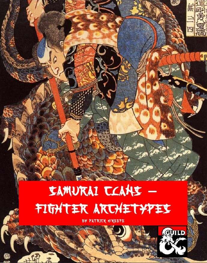 Samurai Clans - Fighter Archetypes - Dungeon Masters Guild | DriveThruRPG
