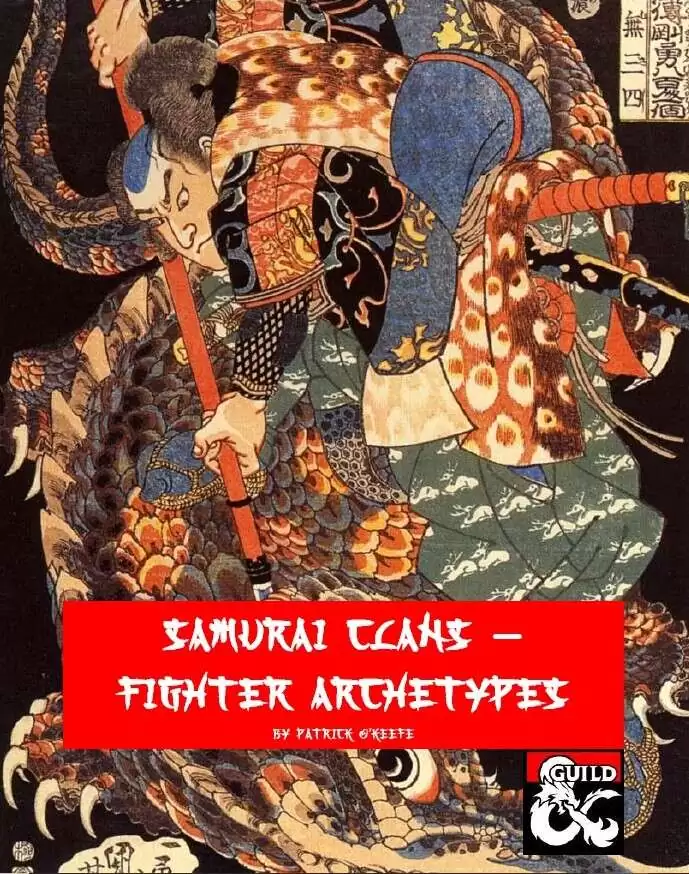 Samurai Clans - Fighter Archetypes - Dungeon Masters Guild | DriveThruRPG
