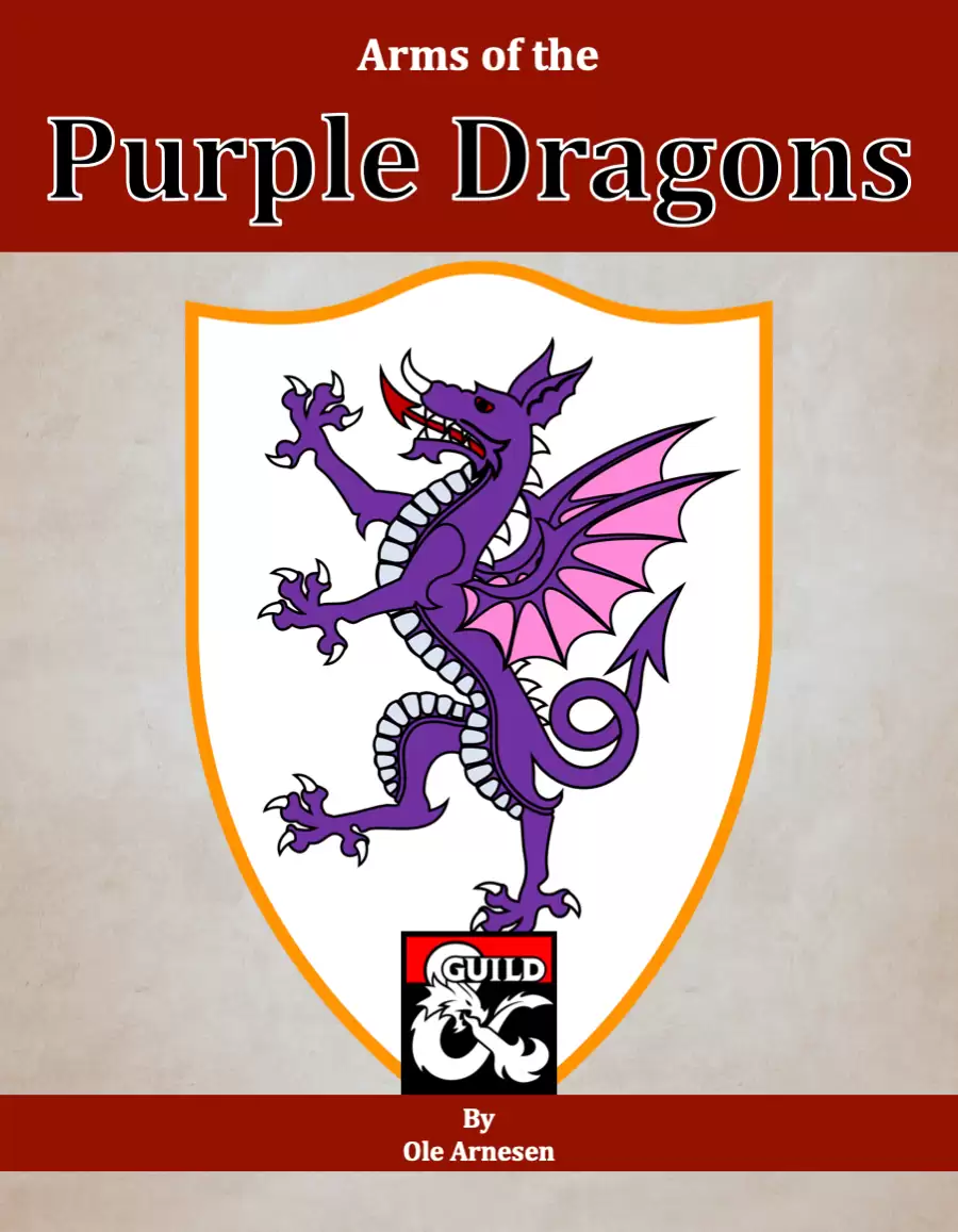 Arms of the Purple Dragons - Dungeon Masters Guild | DriveThruRPG