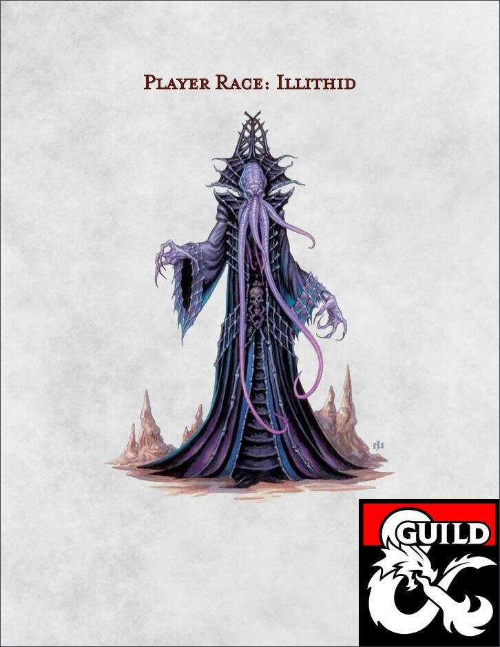 Player Race: Illithid - Dungeon Masters Guild | DriveThruRPG