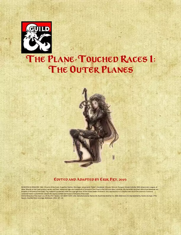 Planetouched Races I - Aasimar and Tieflings - Dungeon Masters Guild ...