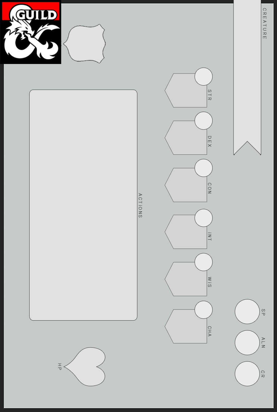 Creature Sheet - Dungeon Masters Guild | DriveThruRPG