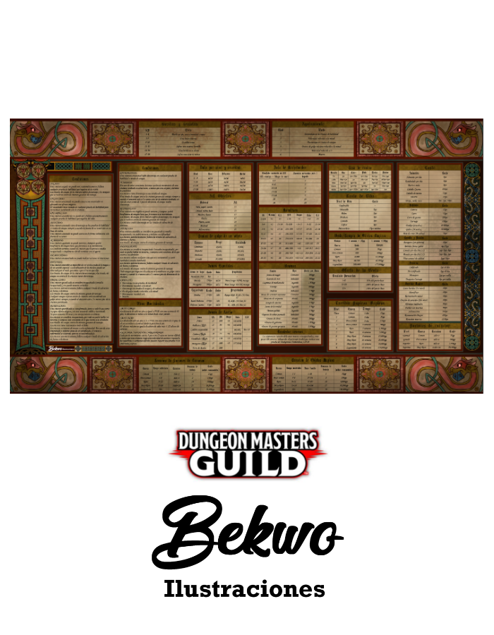 DM Screen Playmat - Dungeon Masters Guild | DriveThruRPG