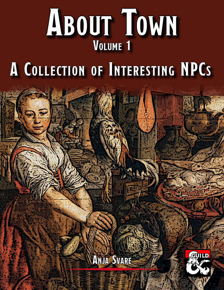 About Town NPCs - Volume 1 - Dungeon Masters Guild | DriveThruRPG