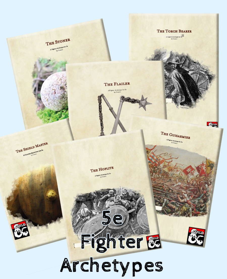 Ridiculous and Realistic Fighter Archetypes for 5e [BUNDLE] - Dungeon ...