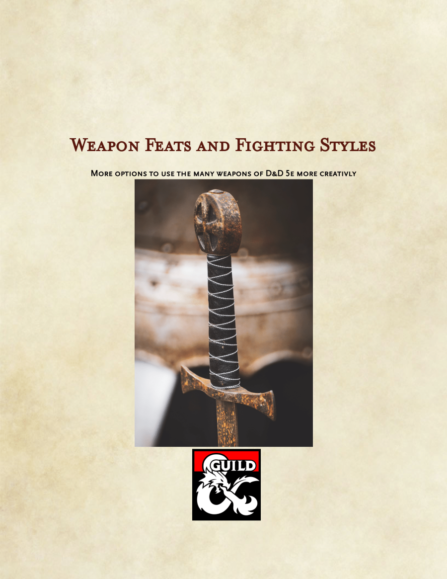 Weapon Feats and Fighting Styles - Dungeon Masters Guild | DriveThruRPG