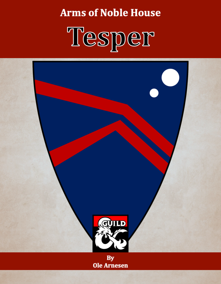 Arms of House Tesper - Dungeon Masters Guild | DriveThruRPG