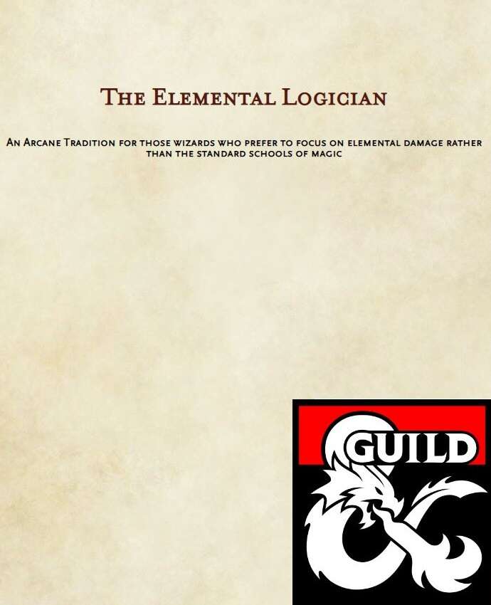 Arcane Tradition - Elemental Logician - Dungeon Masters Guild ...