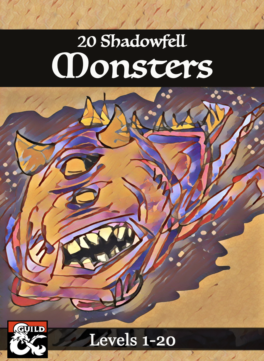 20 Shadowfell Monsters (Levels 1-20) - Dungeon Masters Guild | DriveThruRPG