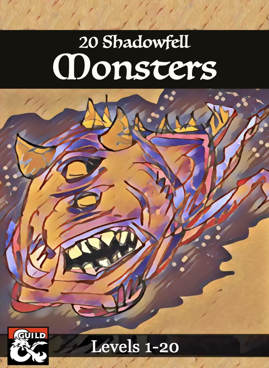 20 Shadowfell Monsters (Levels 1-20) - Dungeon Masters Guild | DriveThruRPG