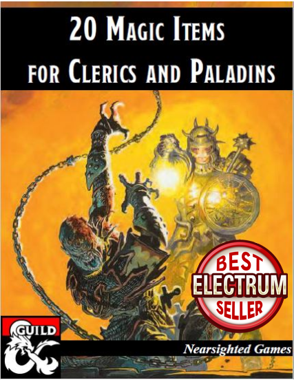 20 Magic Items for Clerics and Paladins - Dungeon Masters Guild ...