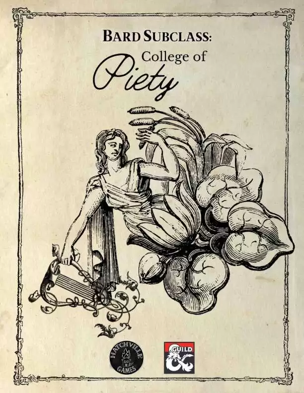 College of Piety - Bard Subclass - Dungeon Masters Guild | DriveThruRPG