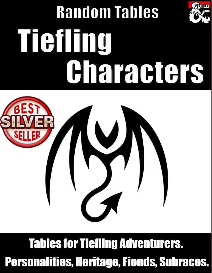 Tiefling Characters - Random Tables - Dungeon Masters Guild | DriveThruRPG