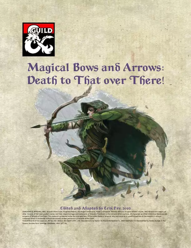 Magical Bows and Arrows - Death to That over There - Dungeon Masters ...