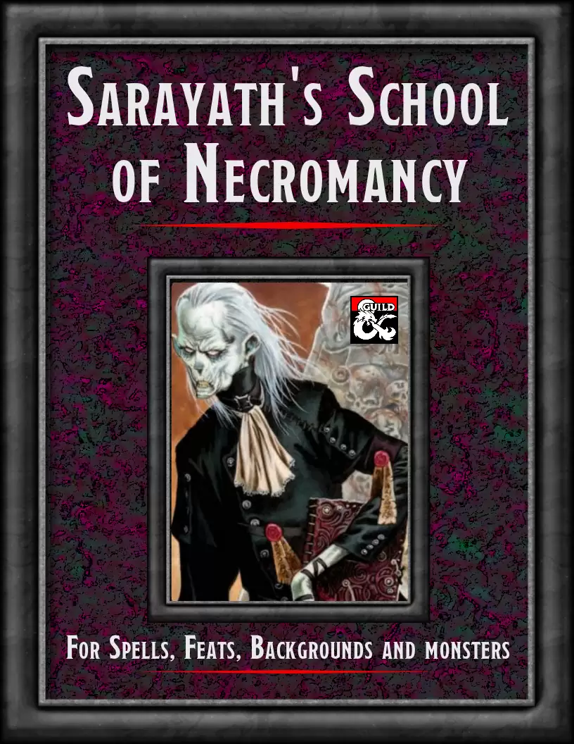 "Sarayath's School of Necromancy" - Dungeon Masters Guild | DriveThruRPG