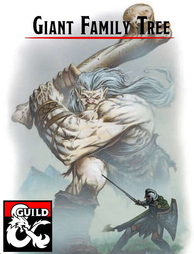 Giant Family Tree - Dungeon Masters Guild | DriveThruRPG
