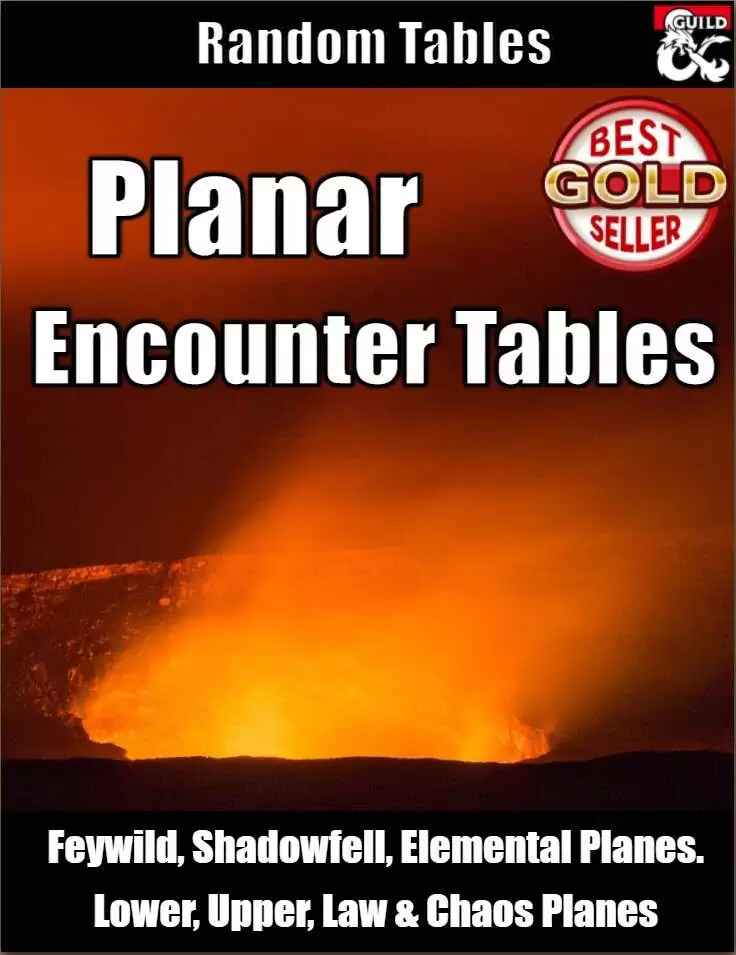 Planar Encounter Tables - Random Encounters - Dungeon Masters Guild ...