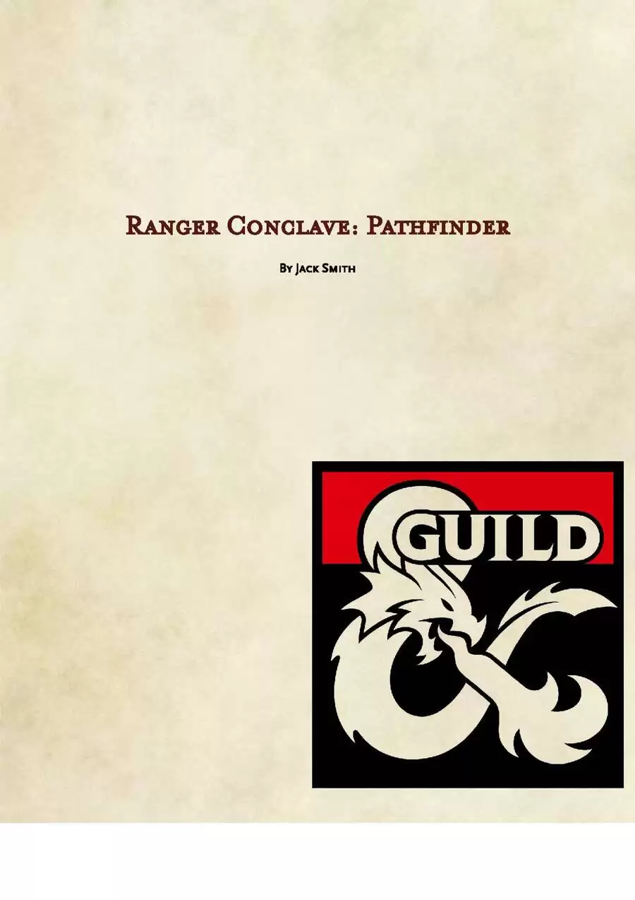 Ranger Conclave: Pathfinder - Dungeon Masters Guild | DriveThruRPG
