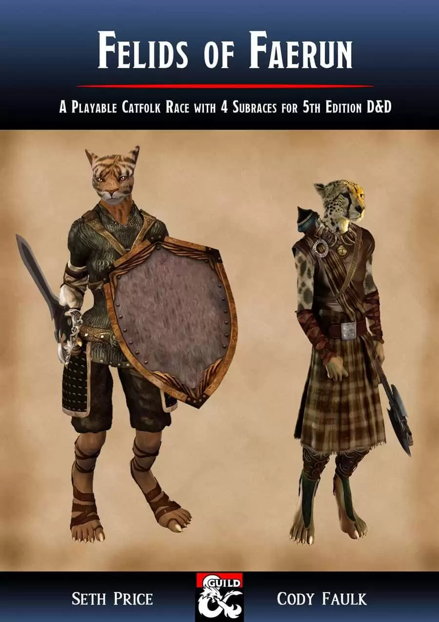 Felids of Faerun: A Playable Catfolk Race With 4 Subraces For 5th ...