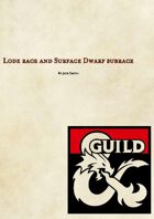 Lode race and Surface Dwarf subrace! - Dungeon Masters Guild | Dungeon ...
