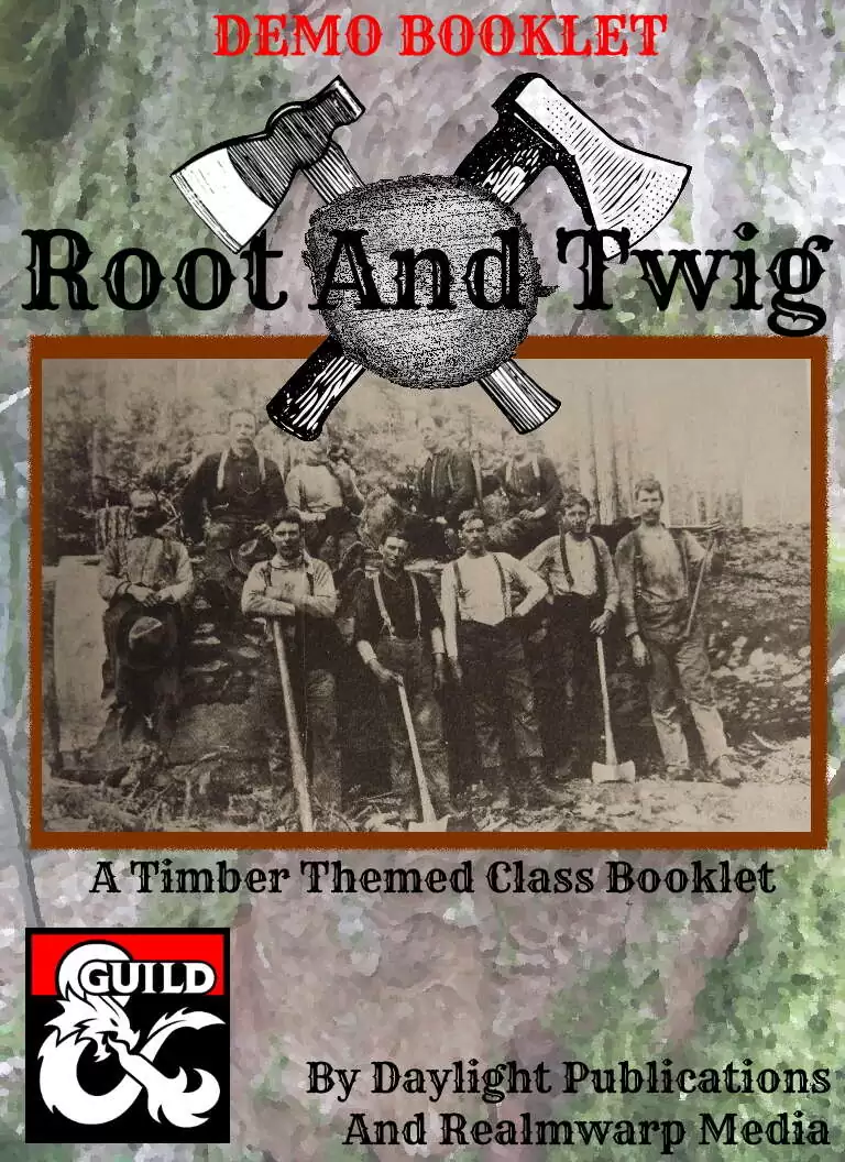 Root And Twig: A Timber Themed Class Booklet - DEMO BOOKLET - Dungeon ...