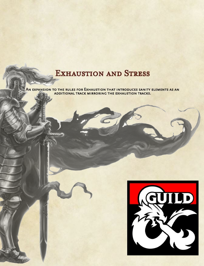 Exhaustion and Stress - Dungeon Masters Guild | DriveThruRPG