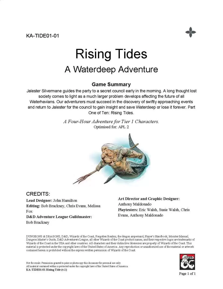 Rising Tides - Dungeon Masters Guild | DriveThruRPG
