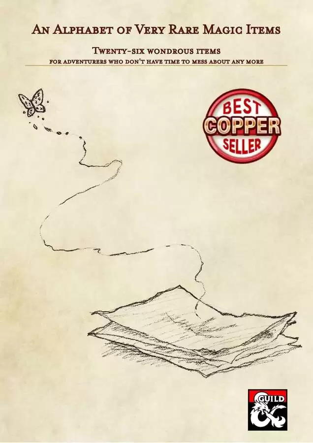 An Alphabet of Very Rare Magic Items - Dungeon Masters Guild | DriveThruRPG