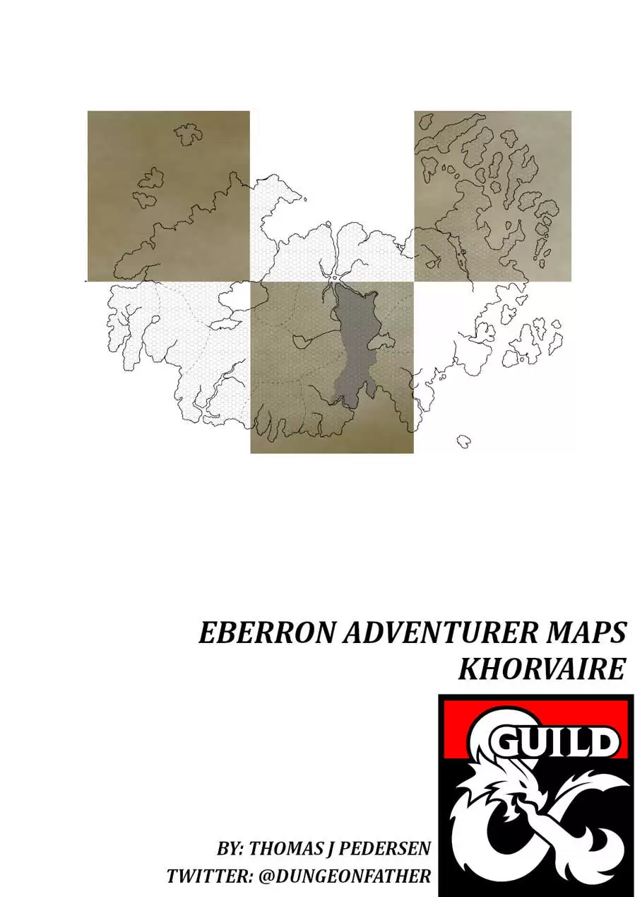 Eberron Adventurer Maps - Khorvaire - Dungeon Masters Guild | DriveThruRPG