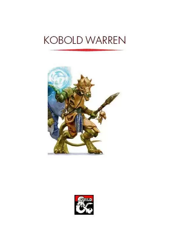 Kobold Warren (5e) - Dungeon Masters Guild | DriveThruRPG