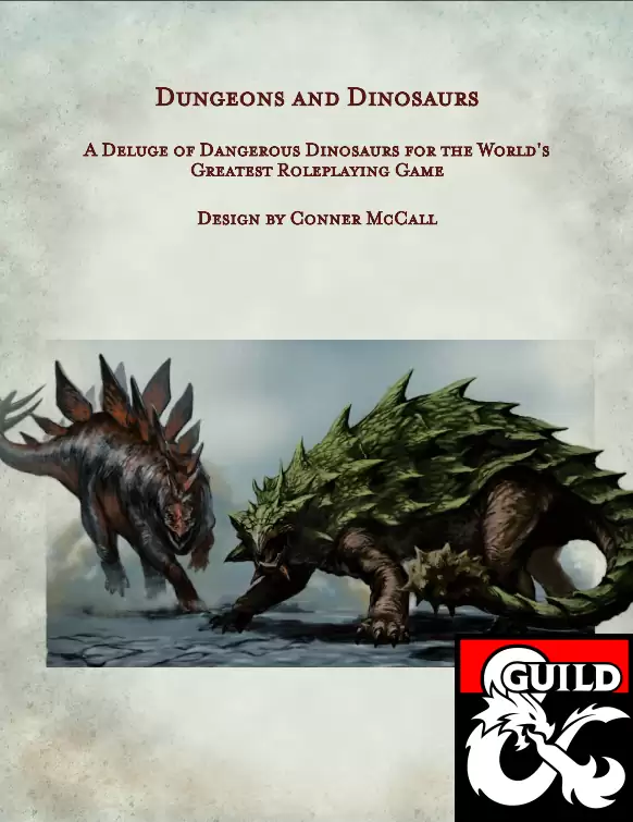 Dungeons and Dinosaurs - Dungeon Masters Guild | DriveThruRPG