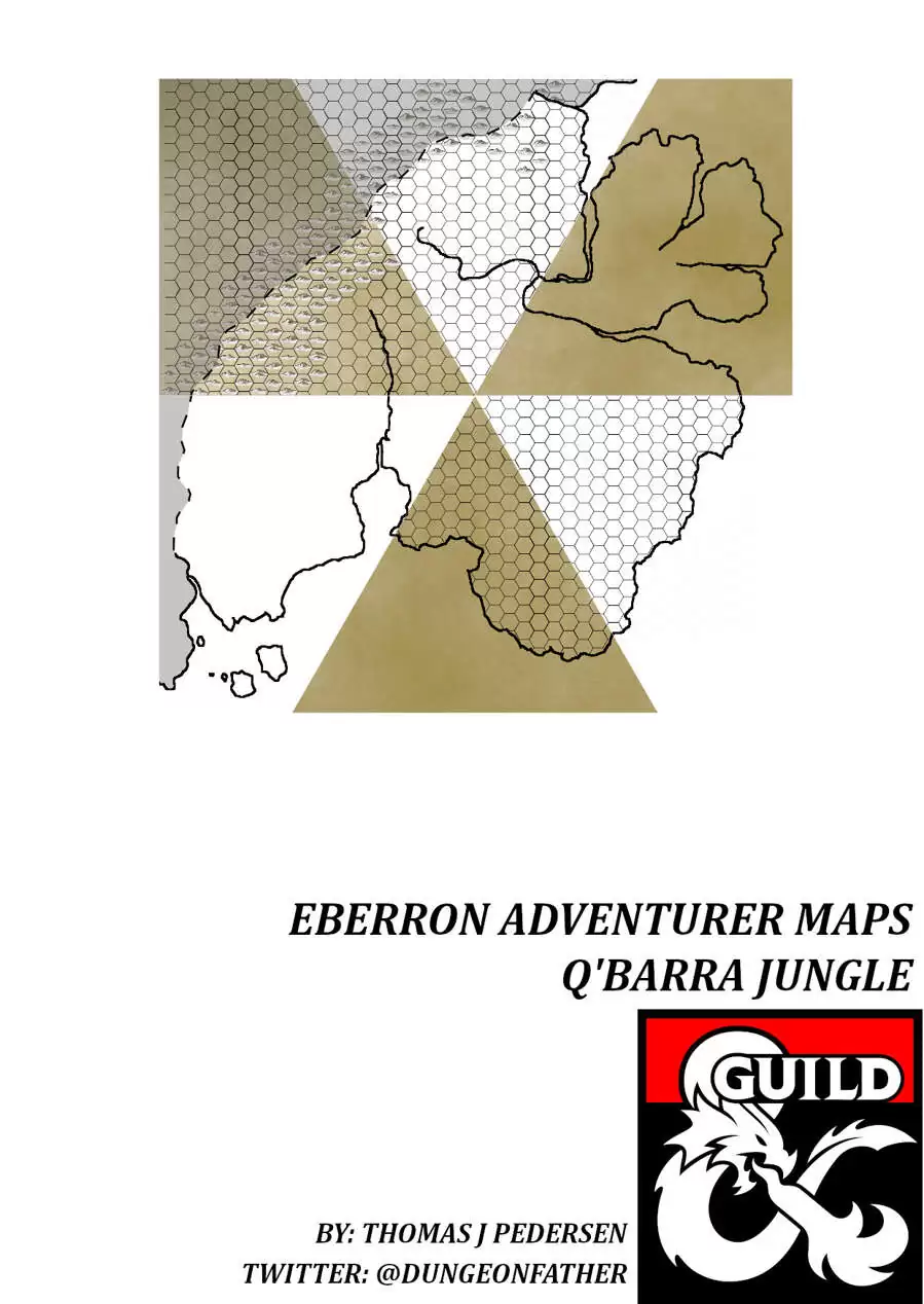 Eberron Adventurer Maps - Q'Barra Jungle - Dungeon Masters Guild ...