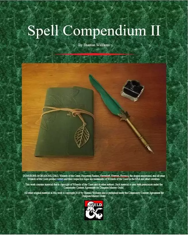 Spell Compendium II - Dungeon Masters Guild | DriveThruRPG